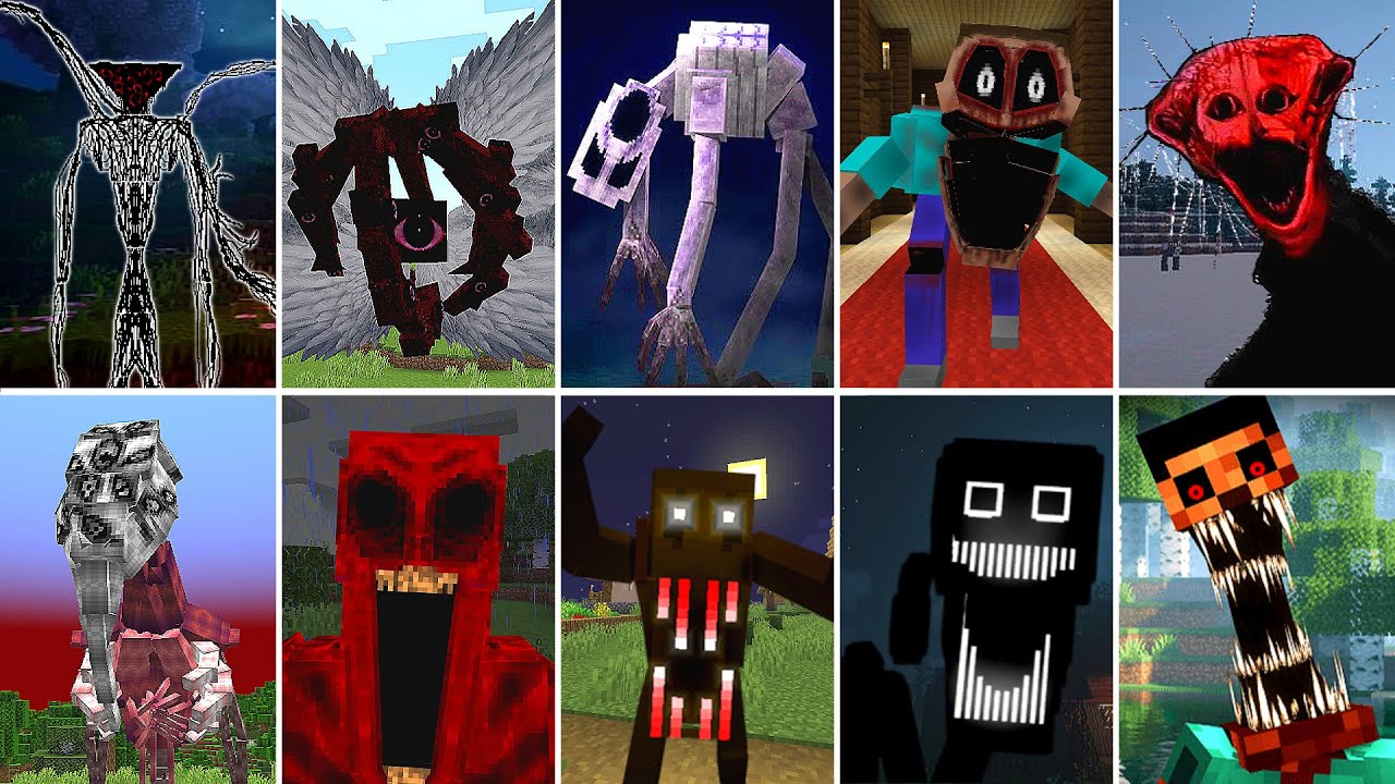 I'm pretty sure these are the 10 scariest mods in Minecraft - YouTube