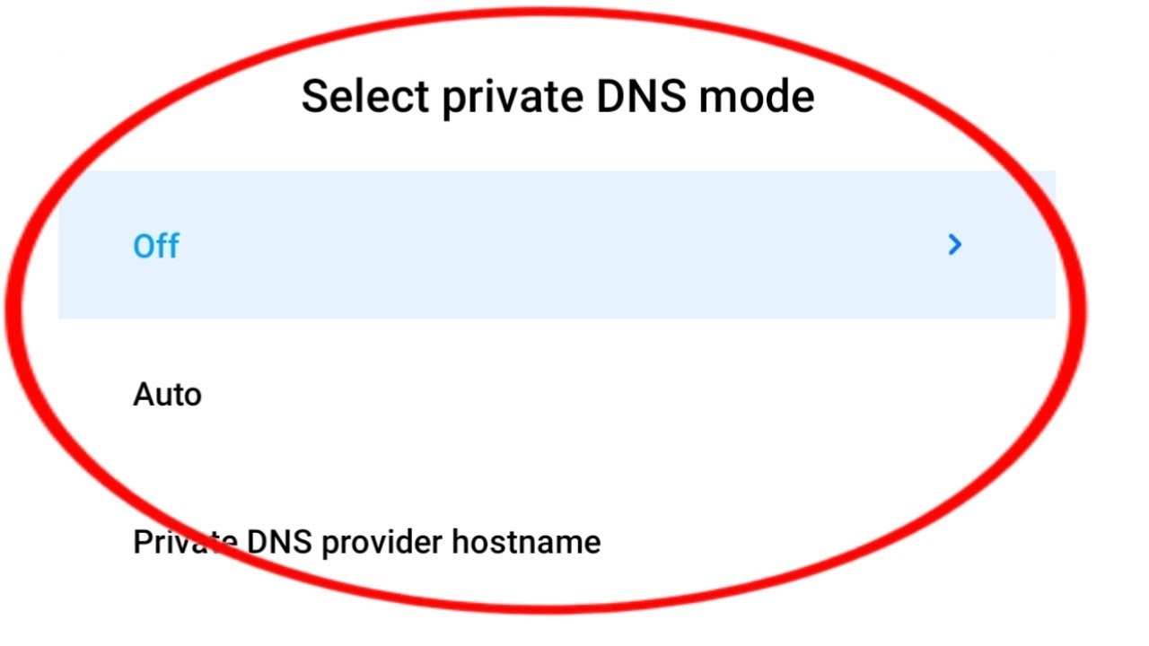 How To Turn On/Off Private DNS Setting In Android Phone - YouTube
