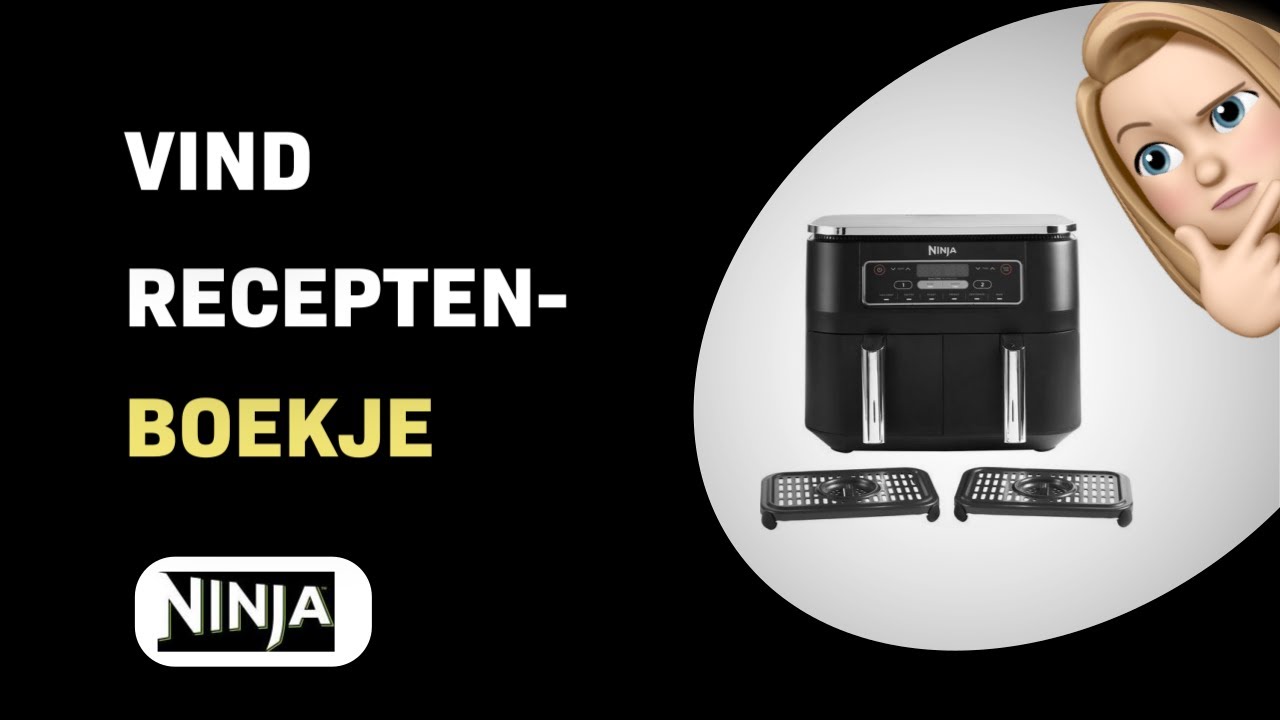 Hoe vind je het receptenboekje voor jouw Ninja Foodi AirFryer AF300EU? - YouTube