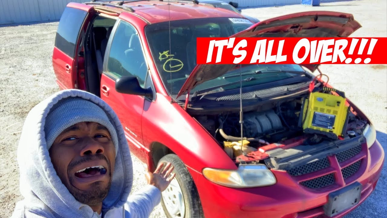 *THIS ONE HAD ME CRYING* BUYING A OLD DODGE MINIVAN FROM COPART THAT ...