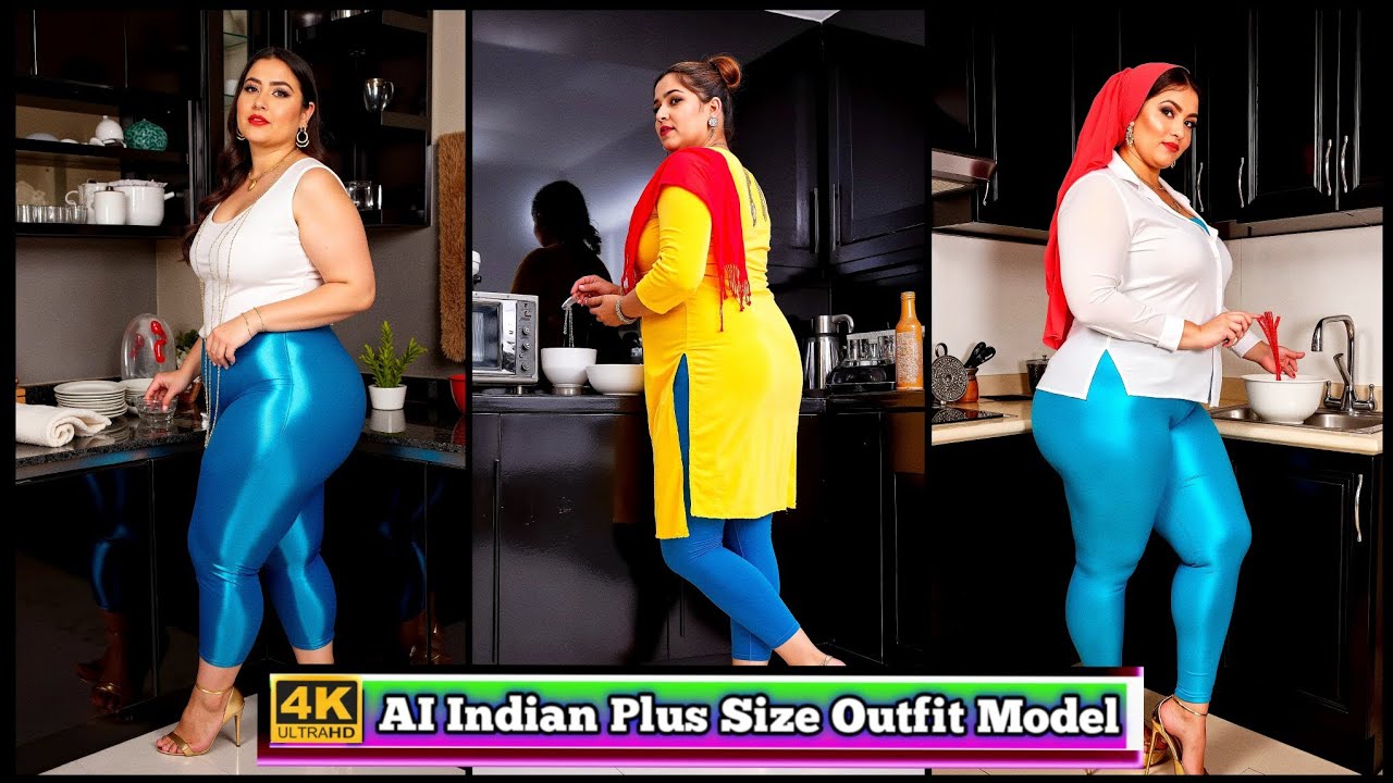 Plus Size Indian Model Outfits Stunning Fashion -116 - YouTube