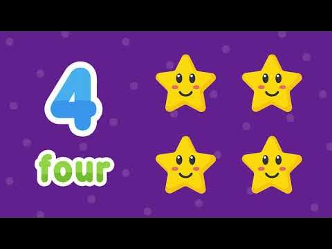 Stars Numbers | Learn To Count from 1 to 10 | Educational video - YouTube