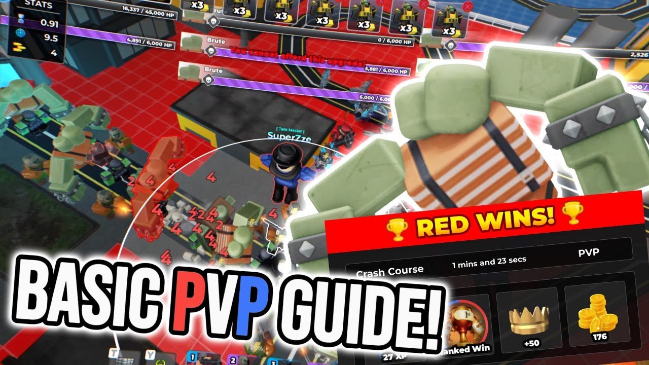 TDS PvP Basic Arena GUIDE | ROBLOX - YouTube