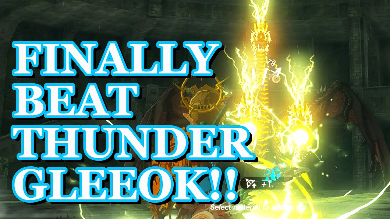 TOTK - We Finally Beat Thunder Gleeok!! - YouTube