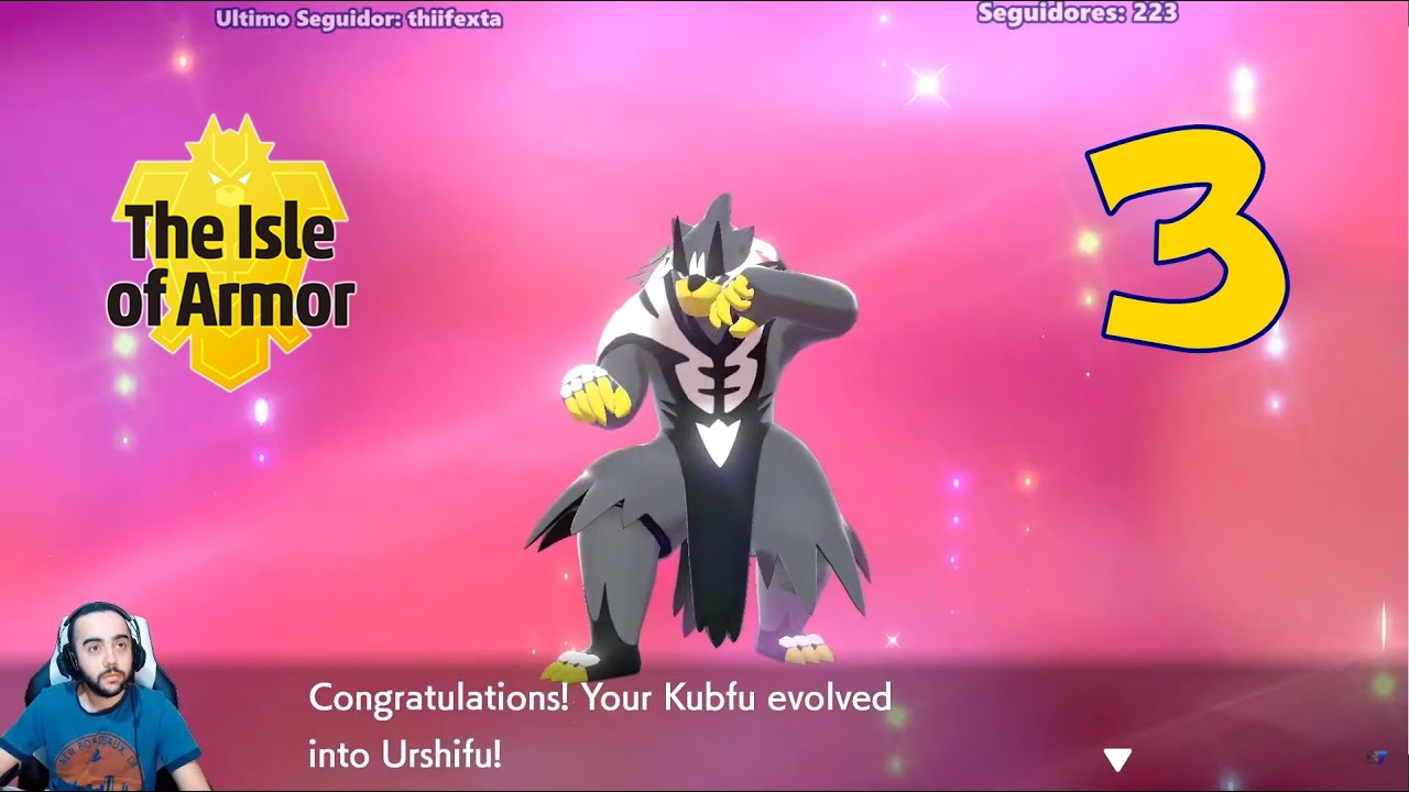 Pokemon Sword - (DLC) Isle of Armor #3 - Evoluindo Kubfu - YouTube
