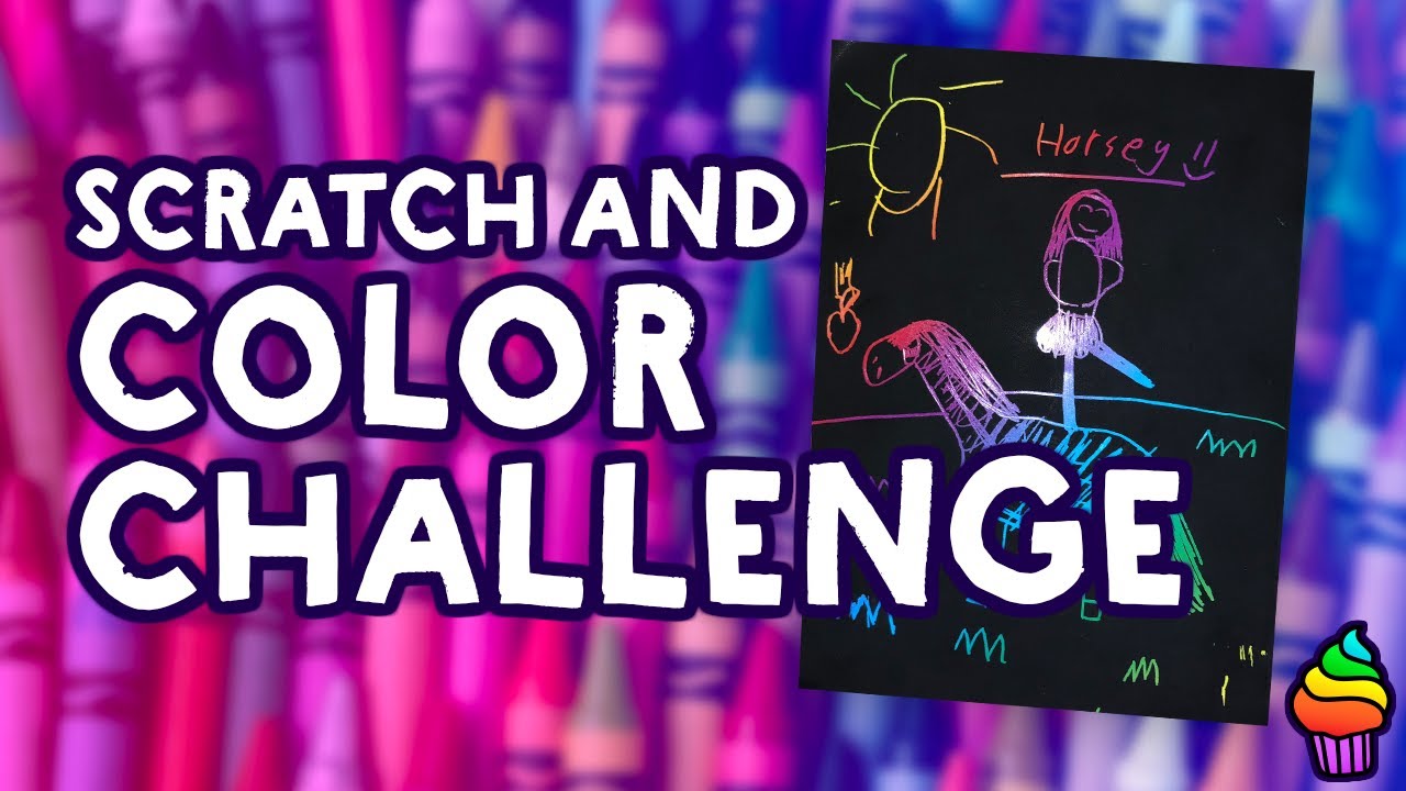 Scratch and Color Challenge!!! - YouTube