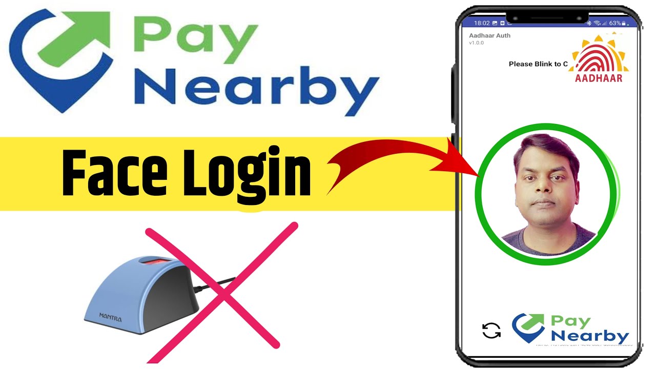 PayNearBy agent face login | paynearby retailer face authentication ...