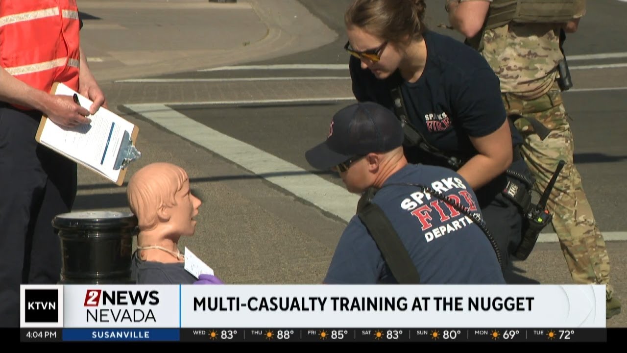 Multi-Casualty Incident Training in Sparks - YouTube