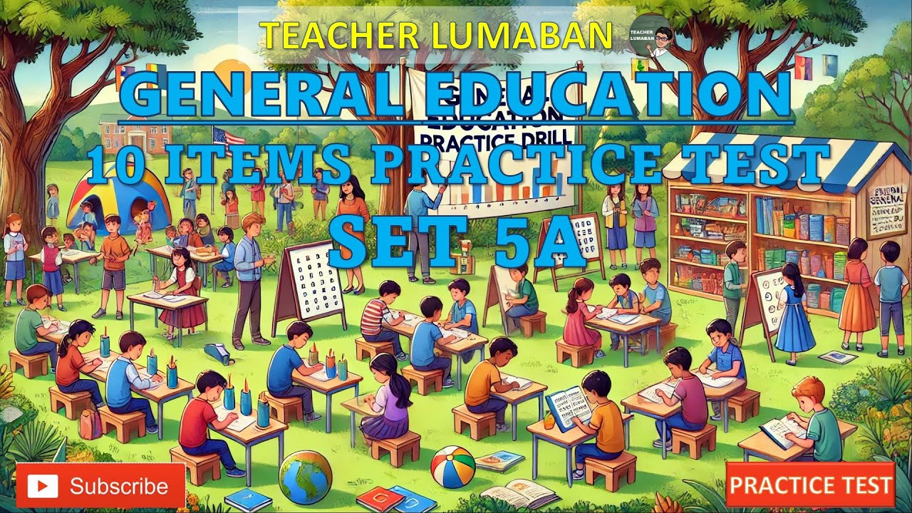 General Education Practice Drill SET 5A - YouTube