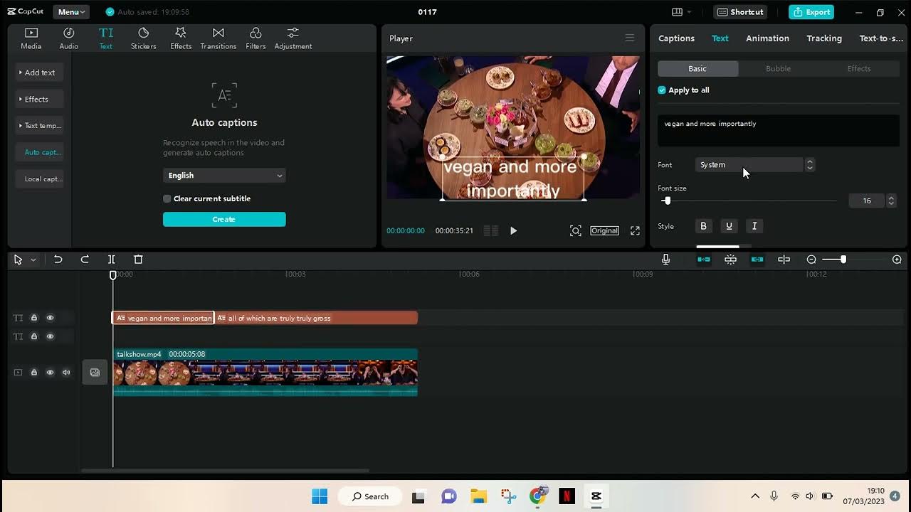 How You Can Make a Changing Color Auto-Captions on CapCut PC? Auto ...