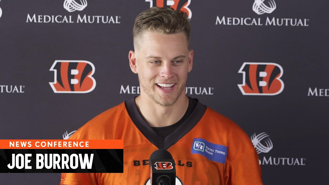Joe Burrow News Conference | September 8, 2021 - YouTube