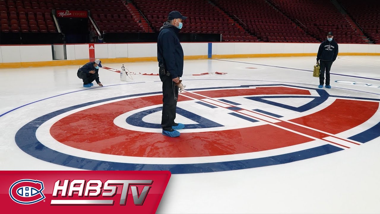 Bell Centre ice installed for the 2021-22 season | Timelapse - YouTube