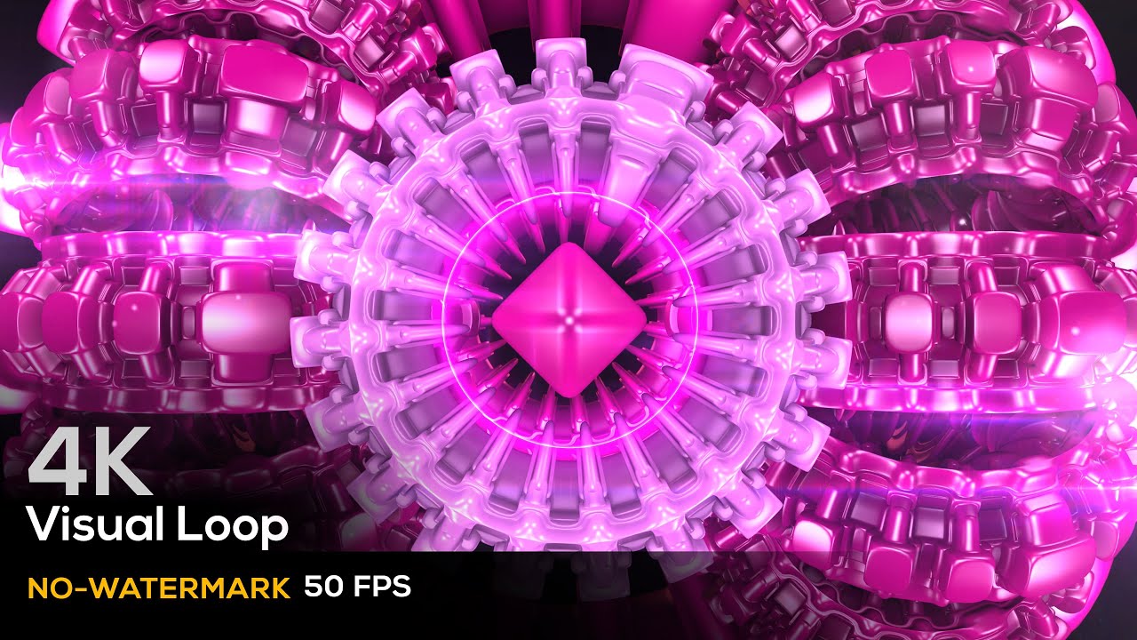 4K VISUAL LOOP ANIMATION (VJ LOOP) - 3D CLONNER LUXURY - YouTube
