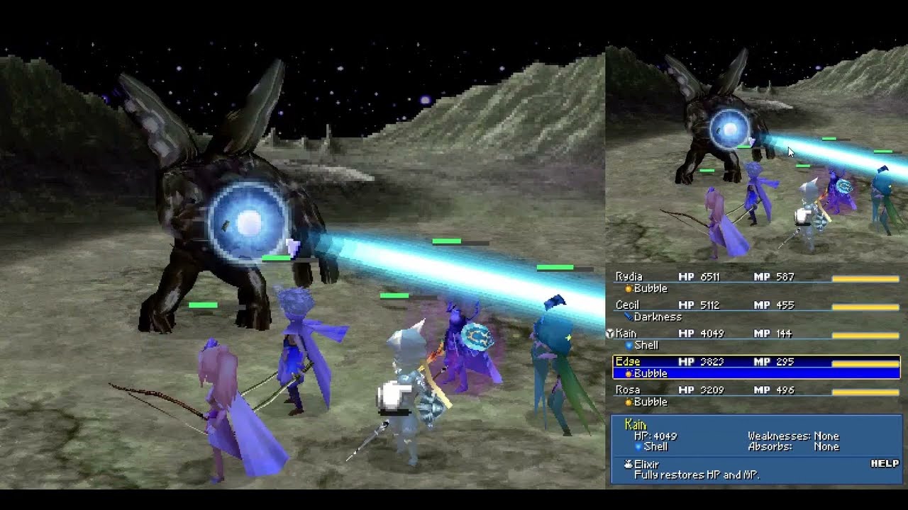 FF4 (DS) superboss: Proto Babil (berserk strat) - YouTube