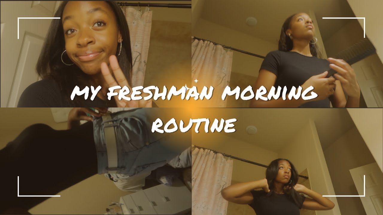 MY FRESHMAN MORNING ROUTINE - YouTube