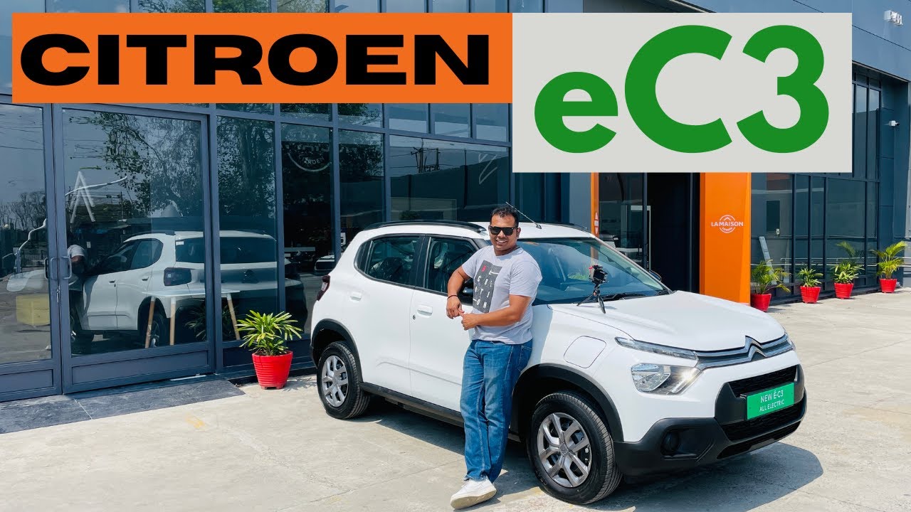 New Citroen eC3 Feel Detailed Walkaround in English | eC3 Electric ...