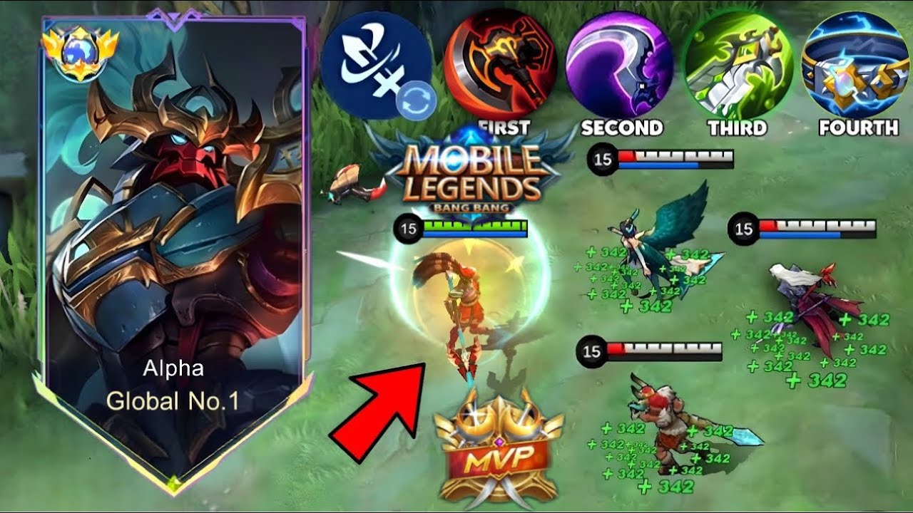 ALPHA BEST BUILD 2024 (ONE HIT BUILD) | ALPHA GAMEPLAY | MOBILE LEGENDS ...