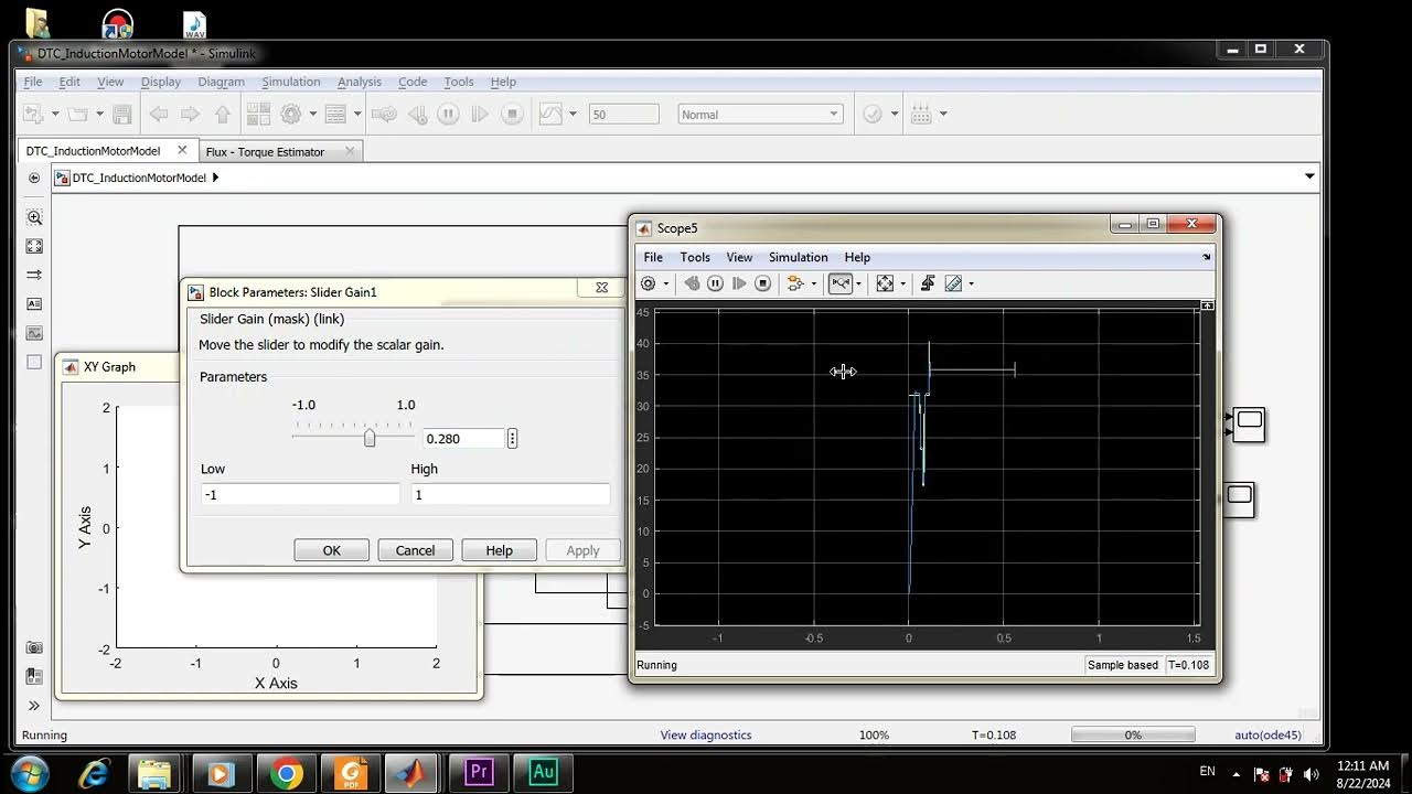 DTC Induction Motor Matlab Simulation - YouTube
