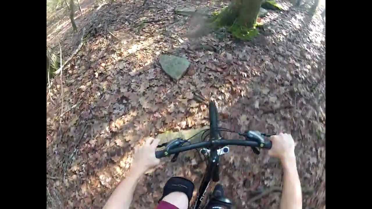 GoPro Hero 2 Downhill Mountain Bike Run With Jump - YouTube