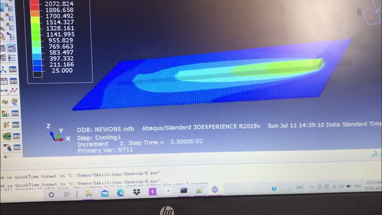 Waam Additive Manufacturing Process With Abaqus Subroutine And Python Youtube