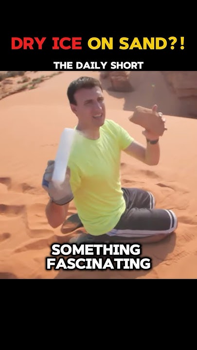 What happens if you put Dry Ice on Sand? - YouTube