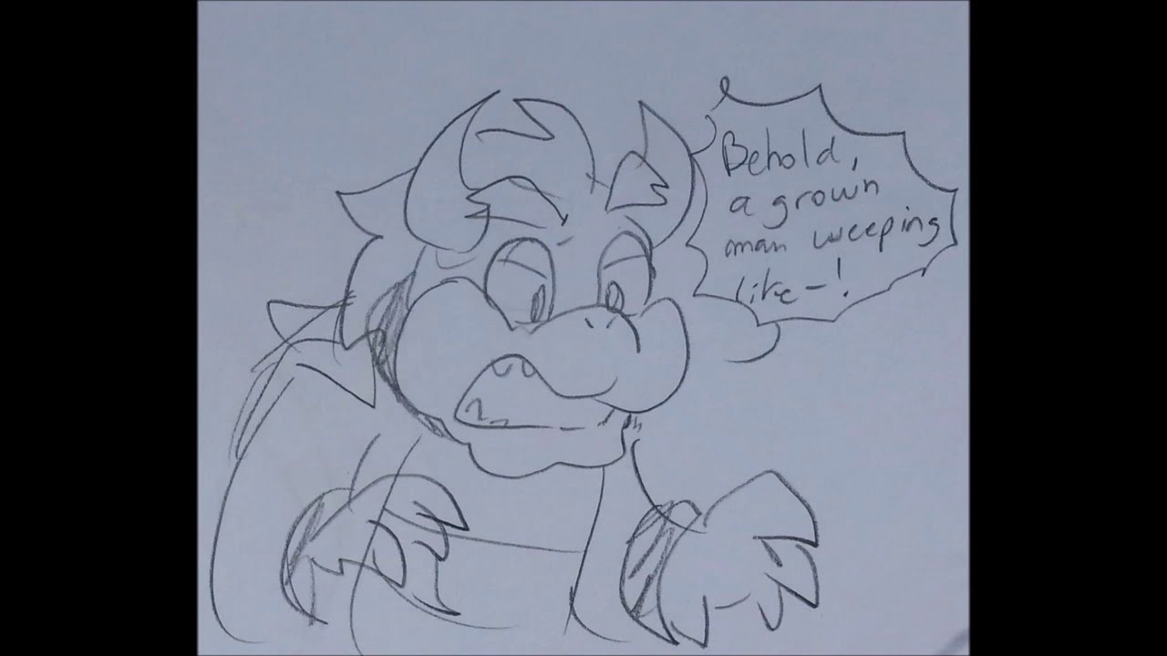 Mario hits Bowser with a chair - YouTube