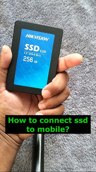 How to connect ssd to mobile? | SSD को मोबाइल से कैसे कनेक्ट करें? #ssd ...