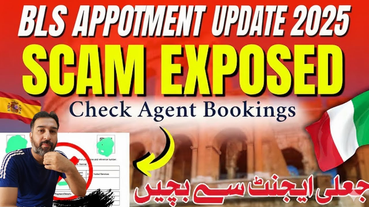 BLS Spain Appointment Scams – My Real Visa Struggle! - YouTube