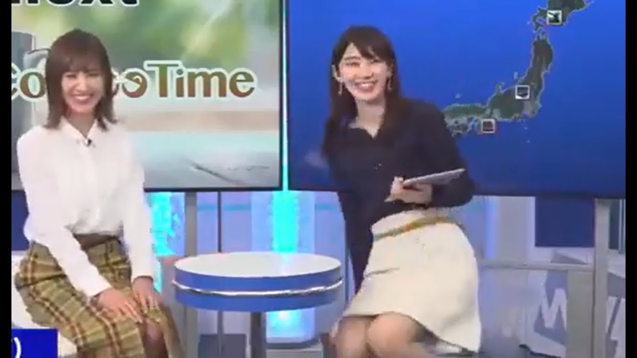 Cute weatherNews caster Hiyama saya ミニスカ さやポーズ Saya Hiyama pose - YouTube