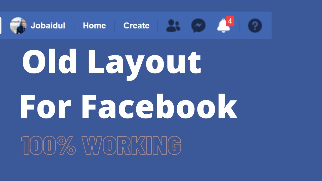 Switch to Classic Facebook Missing? ।। How to switch back to Old ...