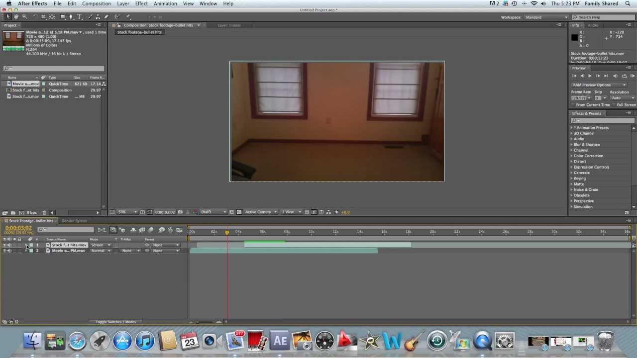 How to Make Bullet/Dirt Hits With Adobe After Effects - YouTube