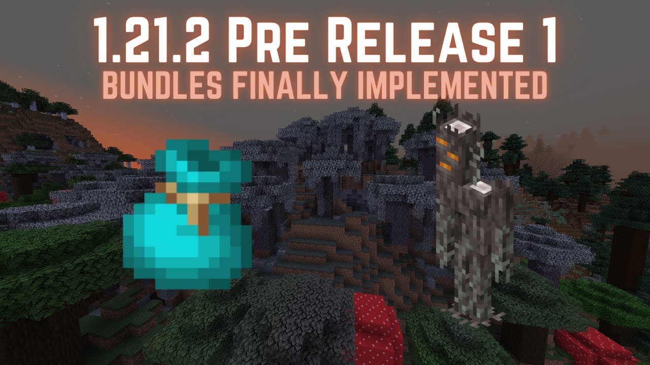 Bundles Implemented, Minecart & Pale Garden Experiments - Minecraft 1.21.2 Pre-Release 1 ...
