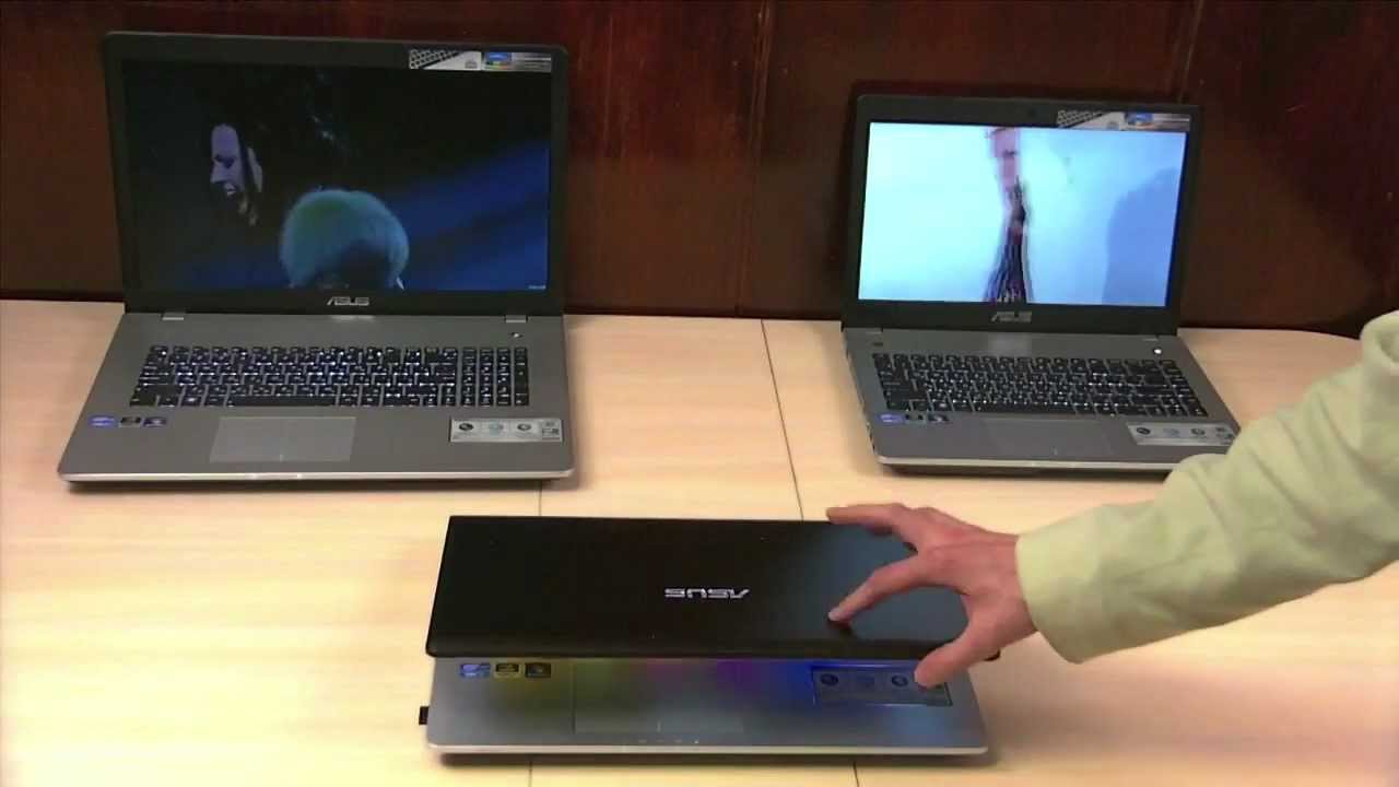 Видео обзор ноутбуков Asus N46 / N56 / N76 - YouTube