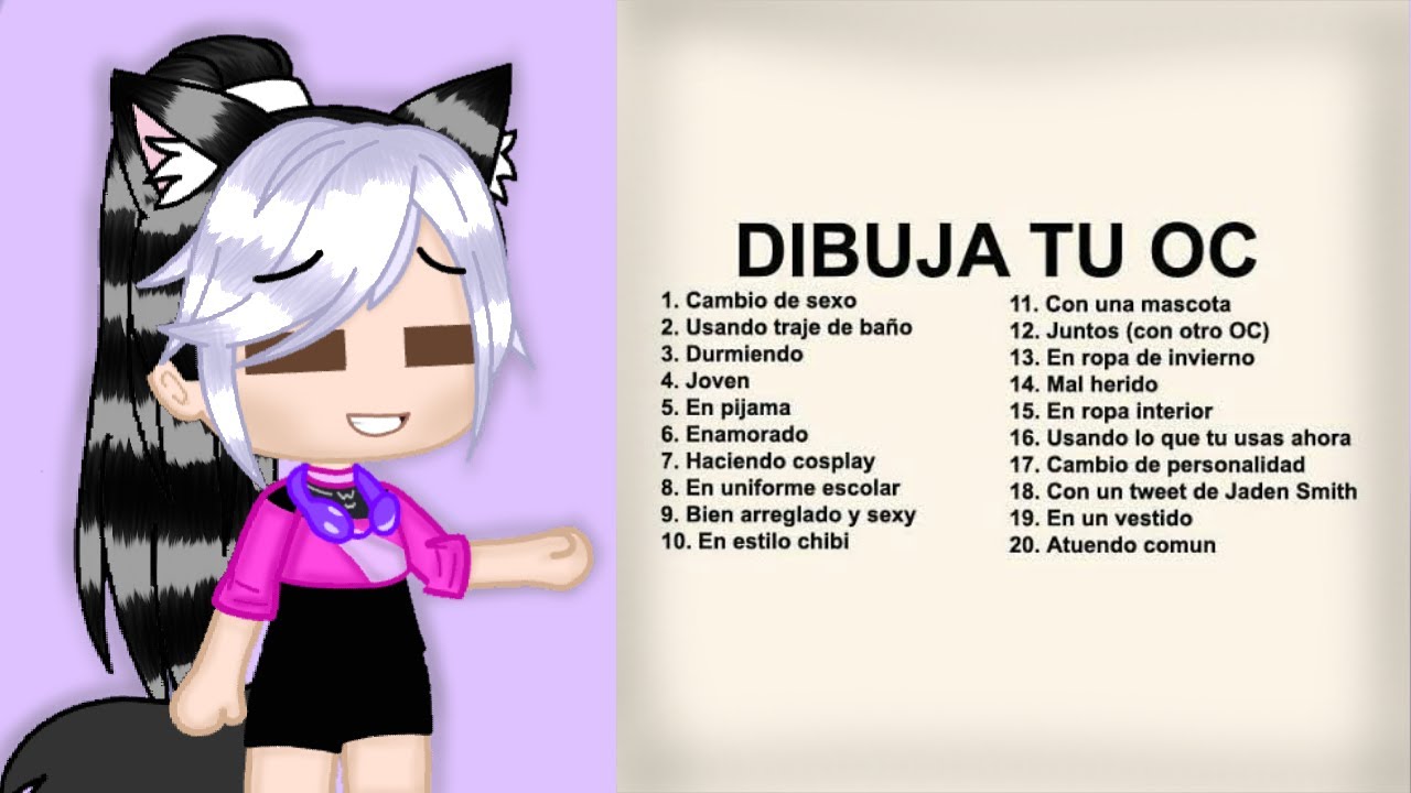 Reto Dibuja A Tu Oc Youtube