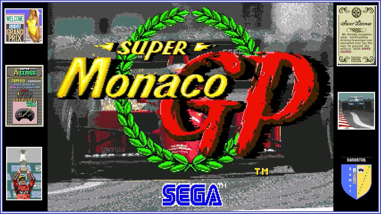 Super Monaco GP (Mega Drive/Genesis 1989, Arcade, Professional 7S ...