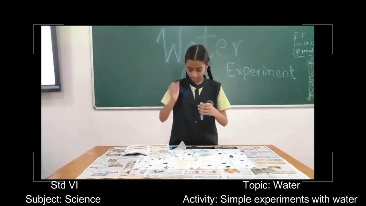 Topic: Water | Activity: Simple experiments with water ...