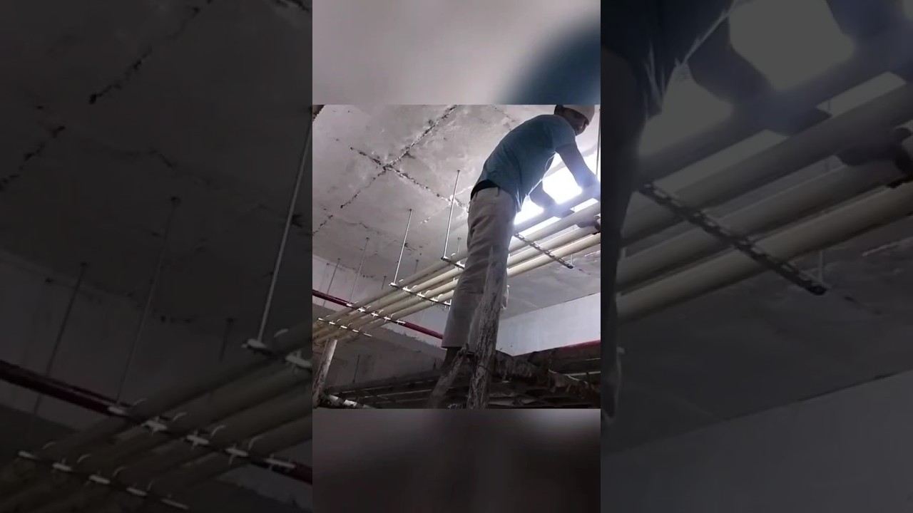 Water tank pipe line connection - YouTube