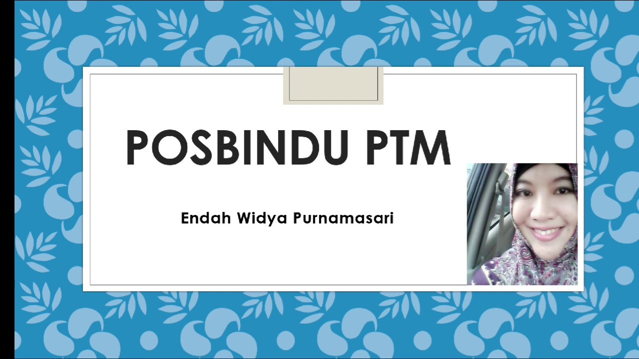 POSBINDU PTM - YouTube