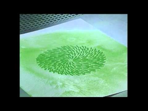 Technical (electrostatic) flocking - YouTube