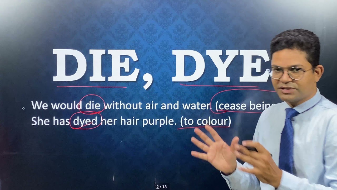 DIE & DYE. Know the difference. - YouTube