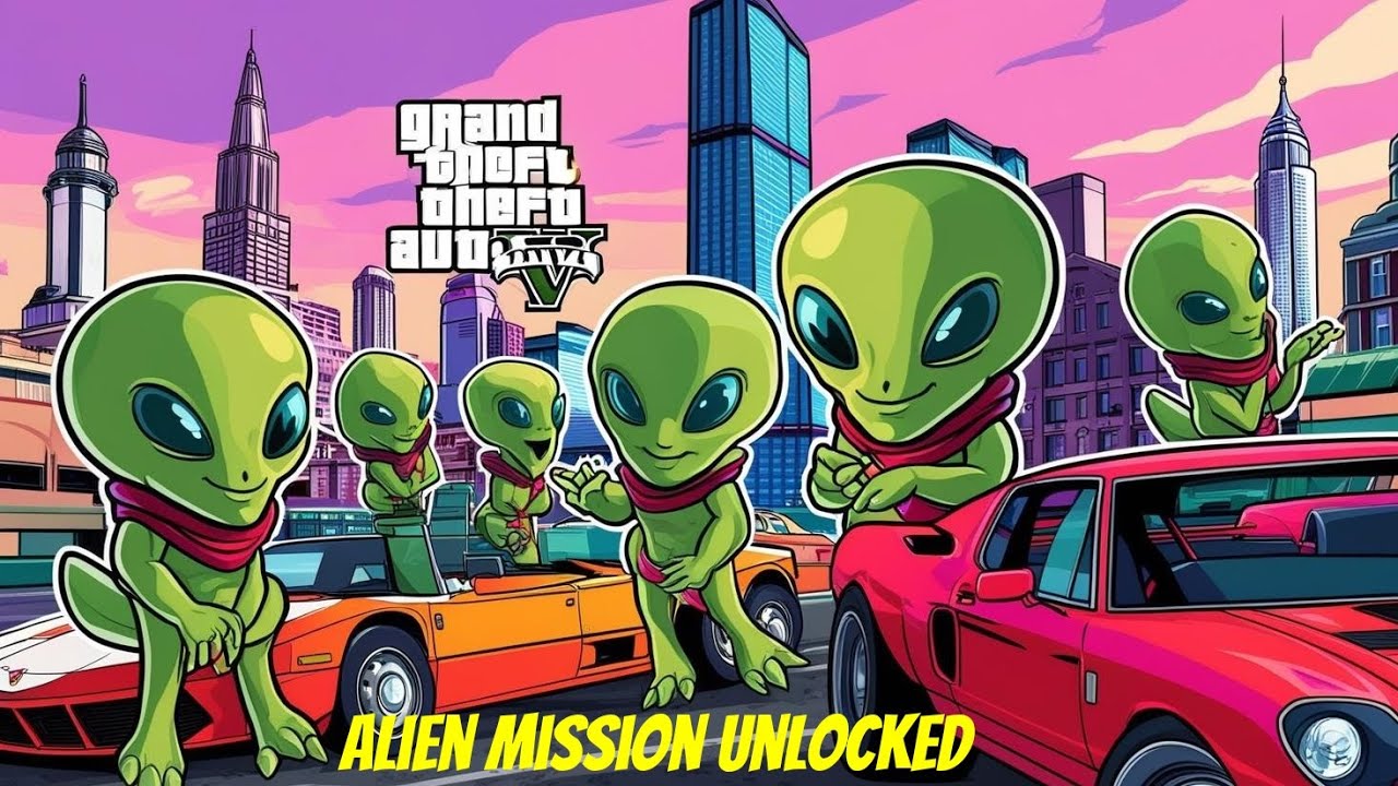 GTA 5: Fighting Aliens in a Secret Mission! 🚀👽" - YouTube