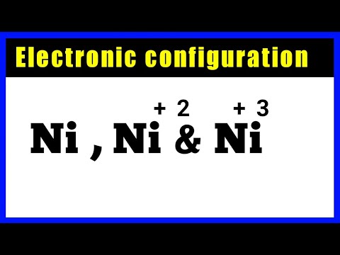 Cool trick Electronic Configuration of Ni , Ni+2 and Ni+3 || electronic ...