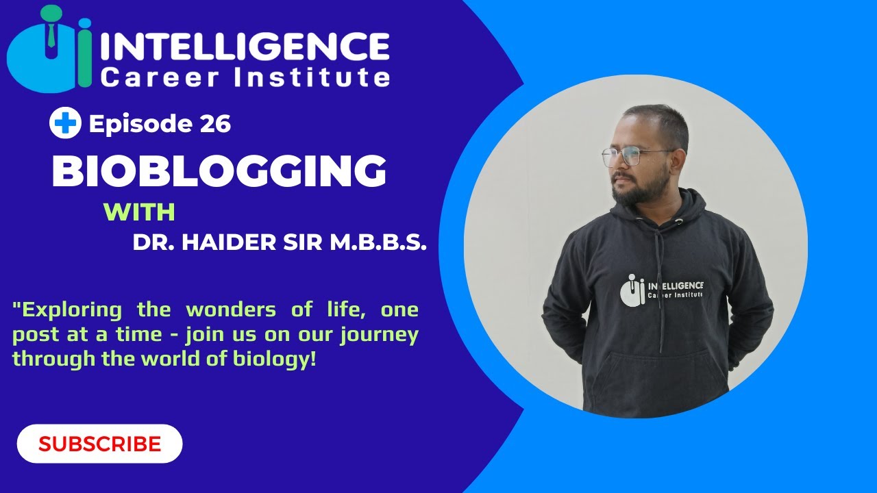 E26 Bio Blogging |Dr Haider sir|#viralvideo #shortvideo #viral # ...