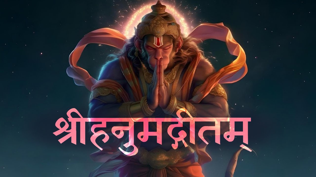Ancient Sanskrit Hymn in Praise of Hanuman | Hanumad Geeta - YouTube