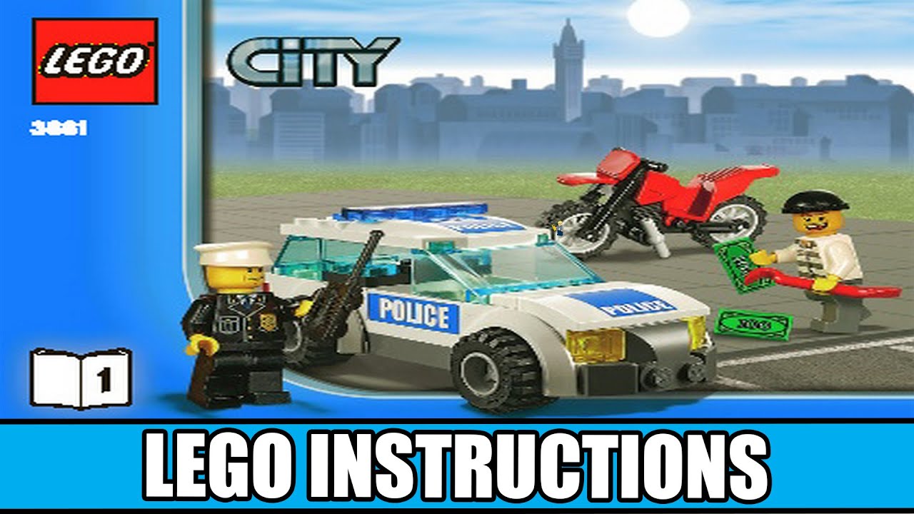 LEGO Instructions | City | 3661 | Bank & Money Transfer (Book 1) - YouTube
