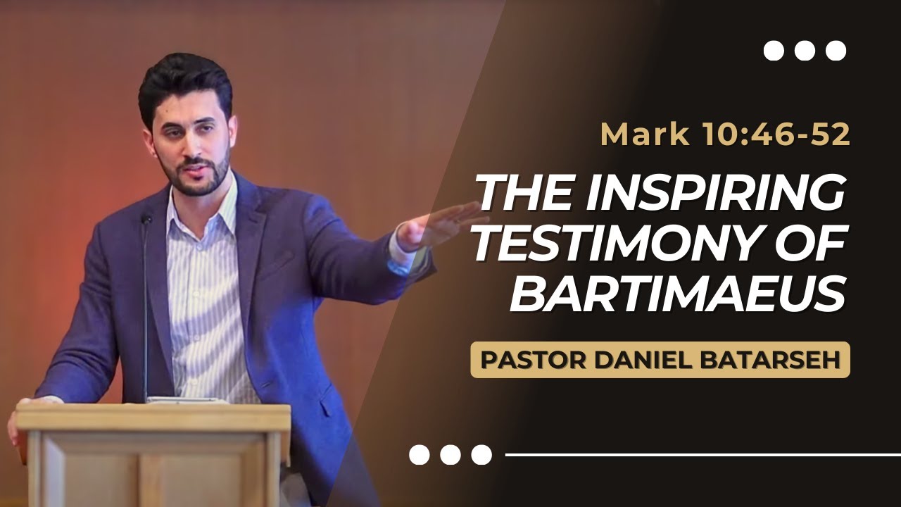 The Inspiring Testimony of Bartimaeus | Mark 10:46-52 | Pastor Daniel ...