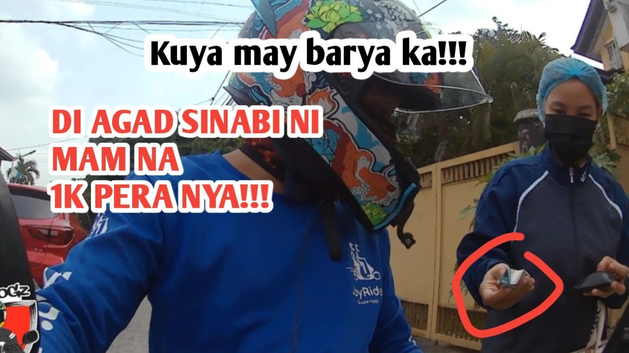Si mam di agad sinabi 1k pala pera! unang byahe lang po - YouTube