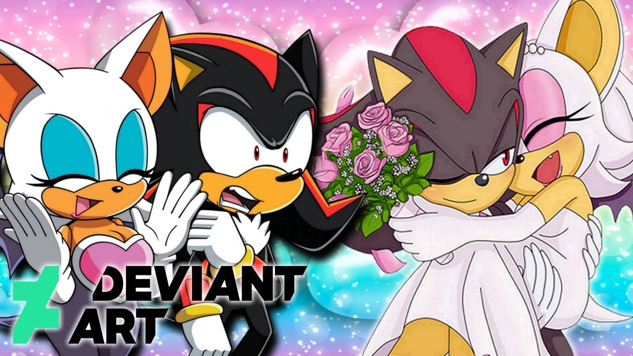 SHADOUGE WEDDING?! - Shadow & Rouge Vs Deviantart - YouTube