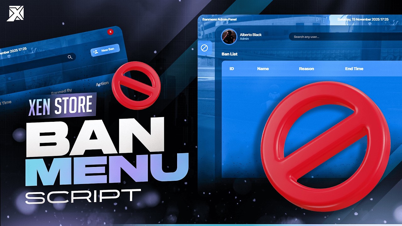 Advanced Ban Menu Script | QBCore | Fivem - YouTube