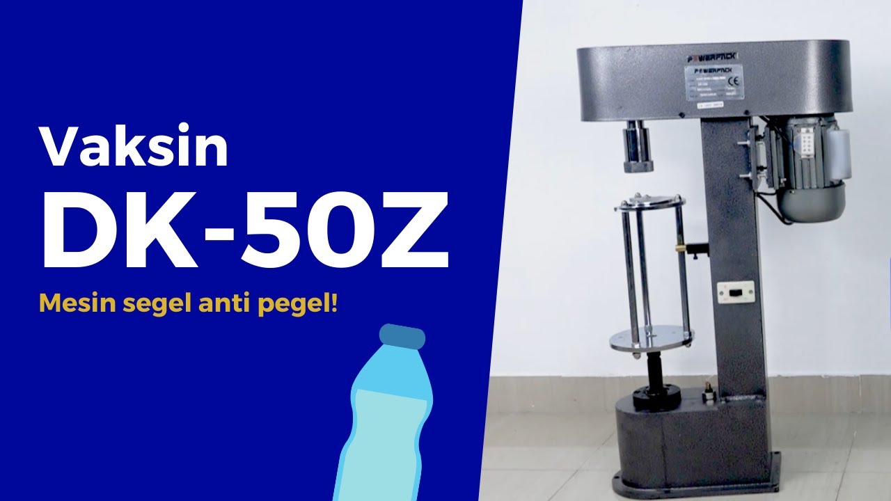 Literally EASY Banget!! Menyegel Tutup Botol Plastik | Vaksin Locking & Capping Machine DK-50Z ...